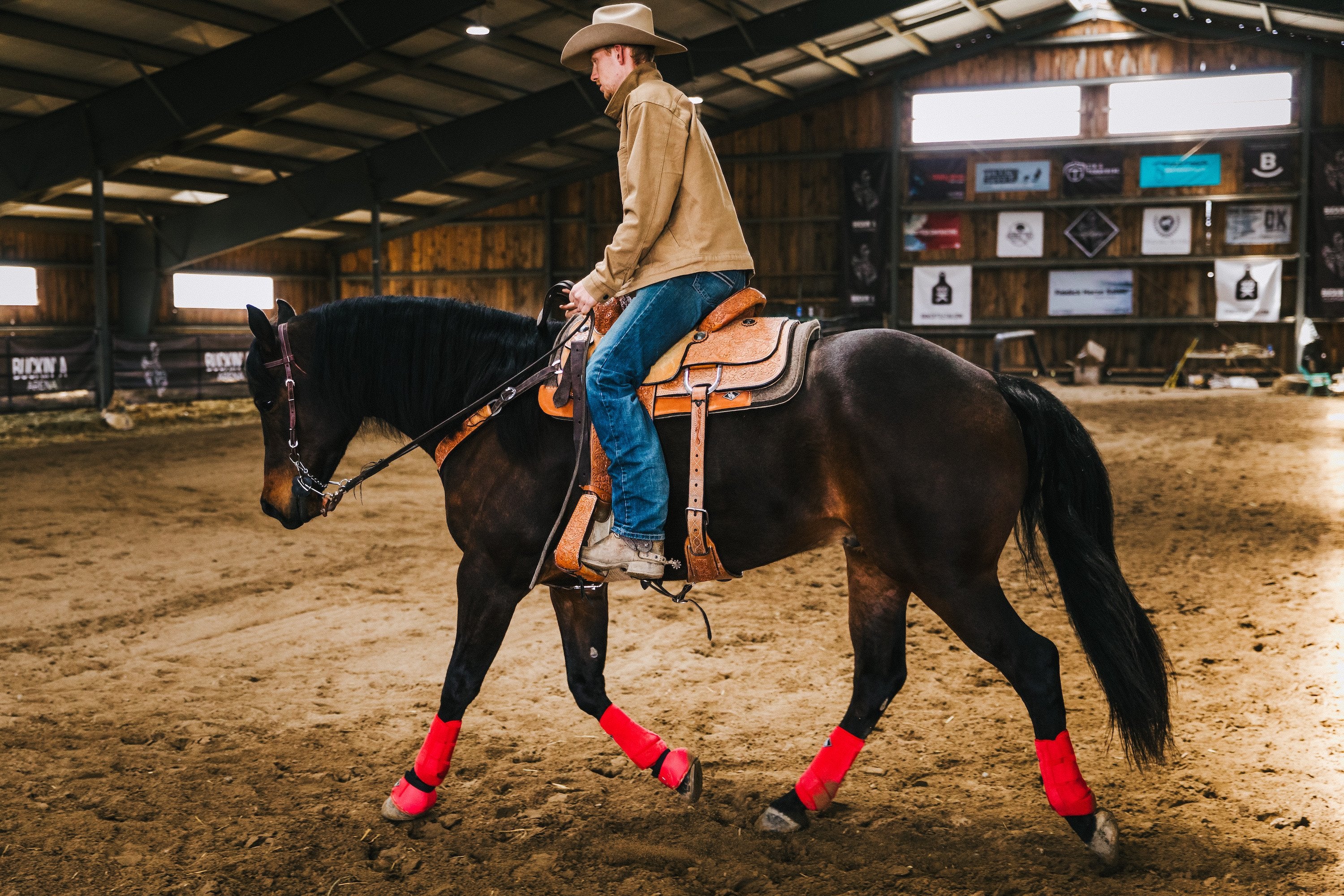 Splint Boots - Red | 100K Equine Leg Protection Boots CA & USA – 100K ...